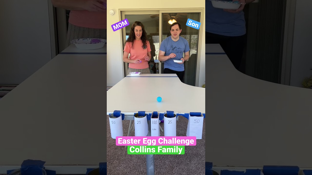 Easter Egg Challenge 🏆 Family Game Idea 🏓