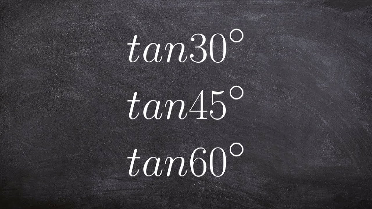 How do you evaluate for tangent function on unit circle