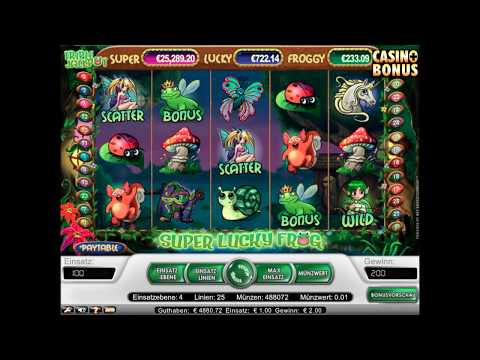 Super Lucky Frog Spielautomat Netent
