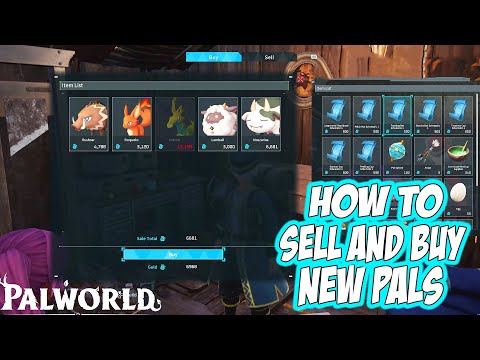 Palworld - How to Sell and Buy New PALS and Items