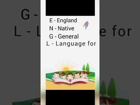 #Full Form of the word ENGLISH 📃