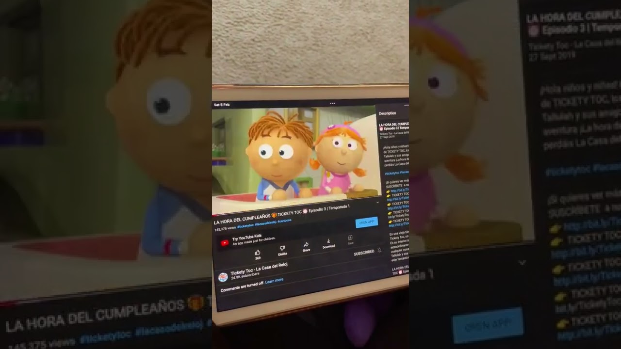 Tickety Toc opening in Spanish