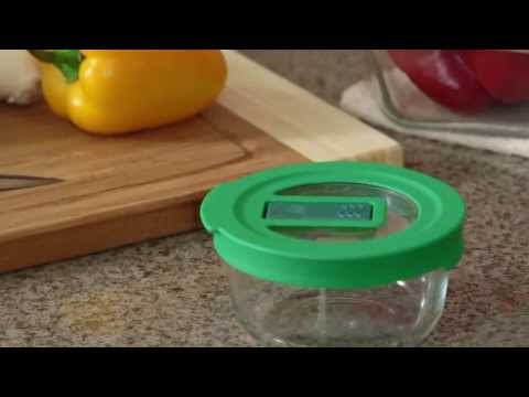Pyrex - No Leak Lids 1 Cup Glass Storage