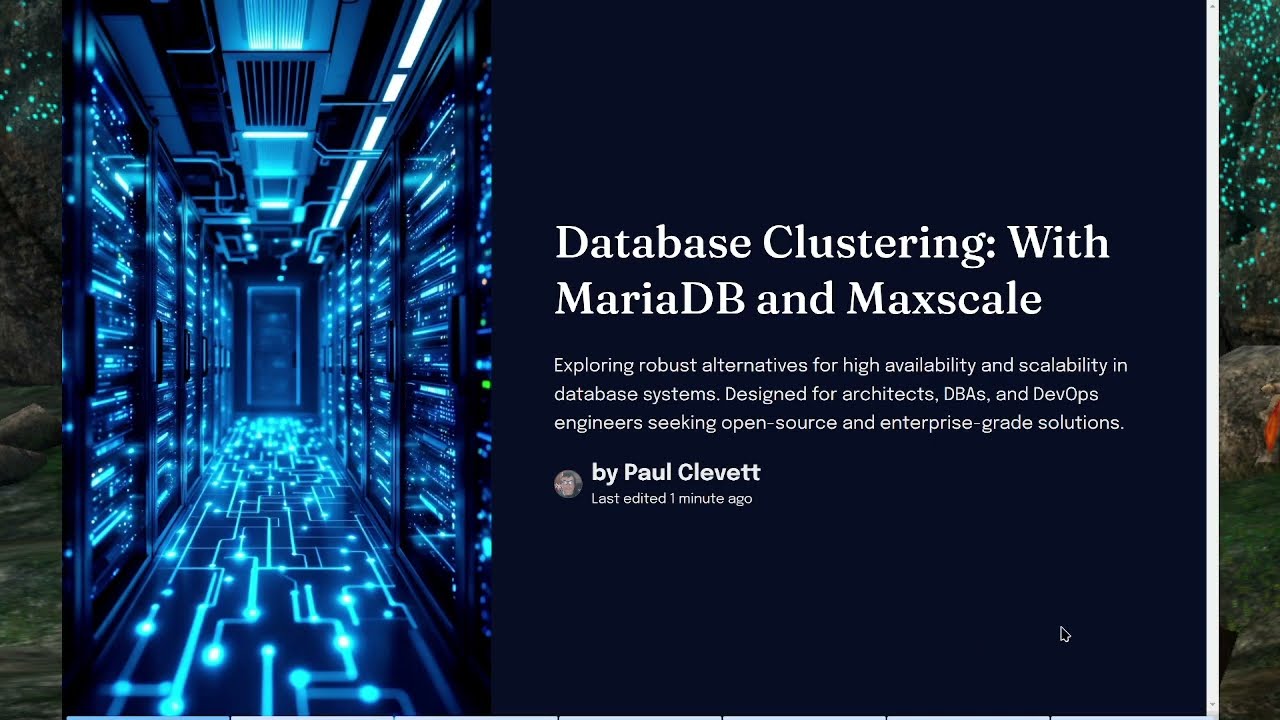 Mariadb Database Clustering with Galera and Maxscale