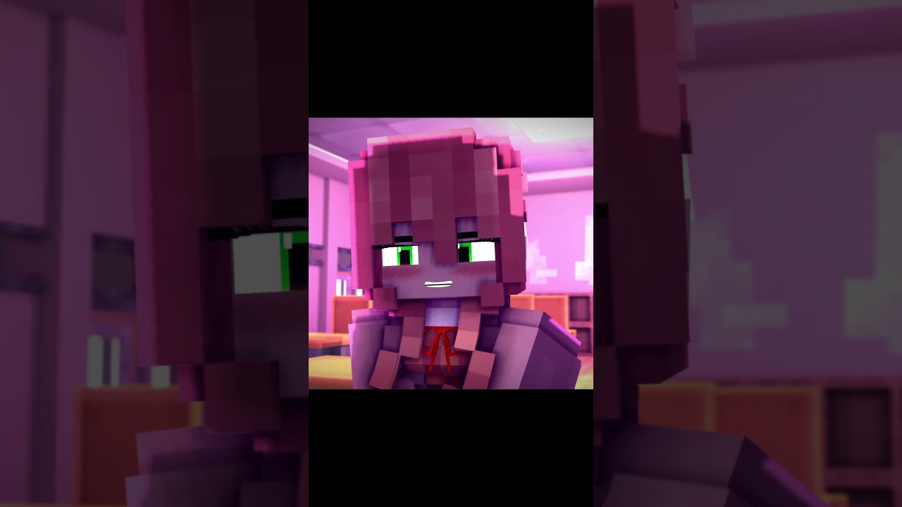 Yuri Discovers Something... #shorts #trend #ddlc #minecraft