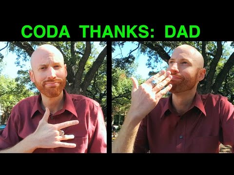 Coda Thanks: Dad