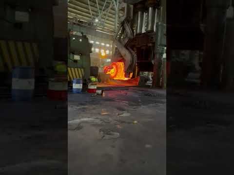 BHEL Haridwar Rooter making with hydrolic press #bharatheavyelectricalslimited #hydrolicpress #short