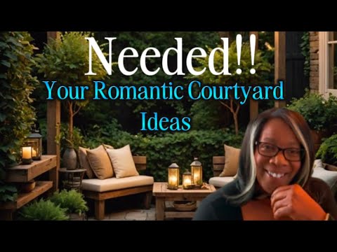 Designing a Romantic Courtyard: Your Ideas Brought to Life! #hydrangeas, #roses, #willow