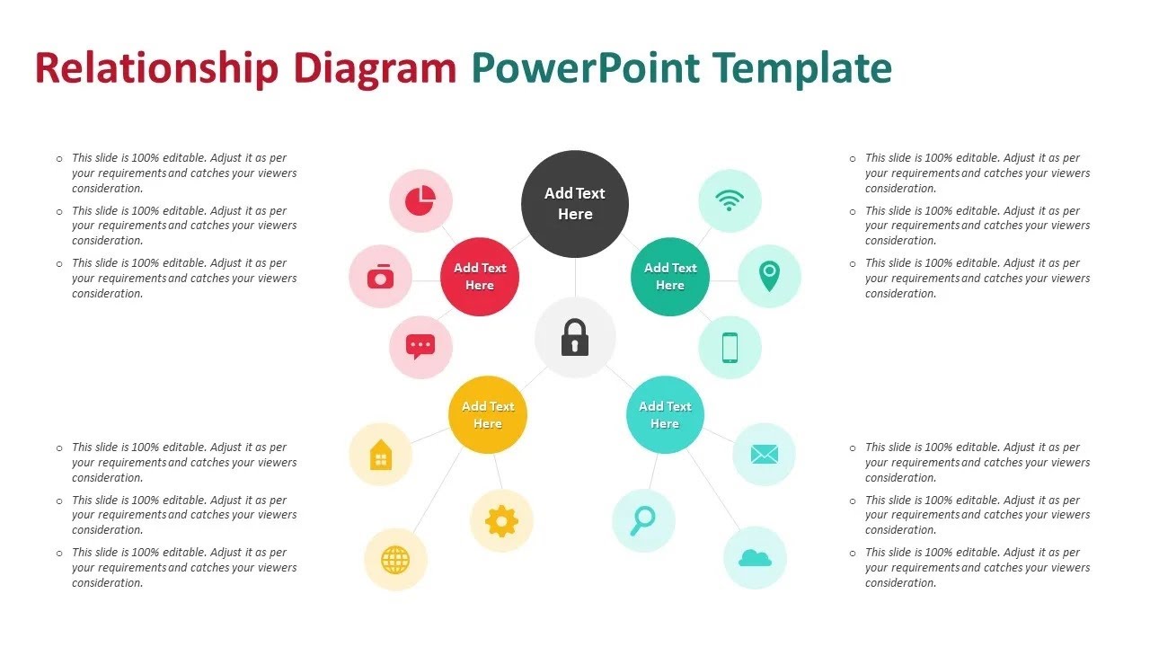 Relationship Diagram PowerPoint Template | Kridha Graphics
