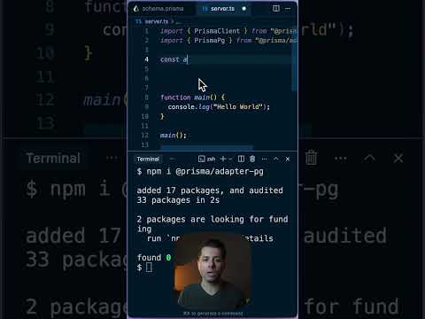 Prisma ORM without Rust is now in Preview