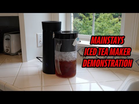 Brewing Fresh Iced Tea with Mainstays Iced Tea Maker