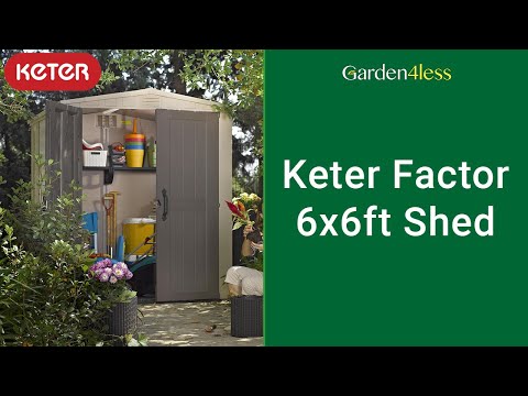 Keter - Factor 6x6ft Shed - A Closer Look At