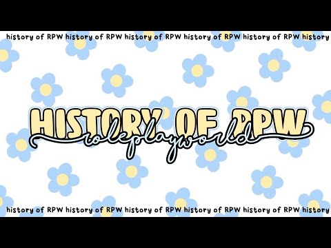 HISTORY OF RPW • PH roleplayers must know || RPW tutorials