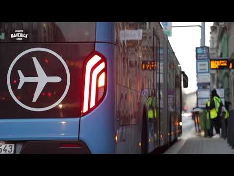 Bus 100E Liszt Ferenc Budapest Airport to City Center in 30 seconds | Updated February 2025