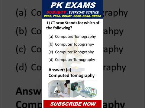 CT Scan stands for which of the following?