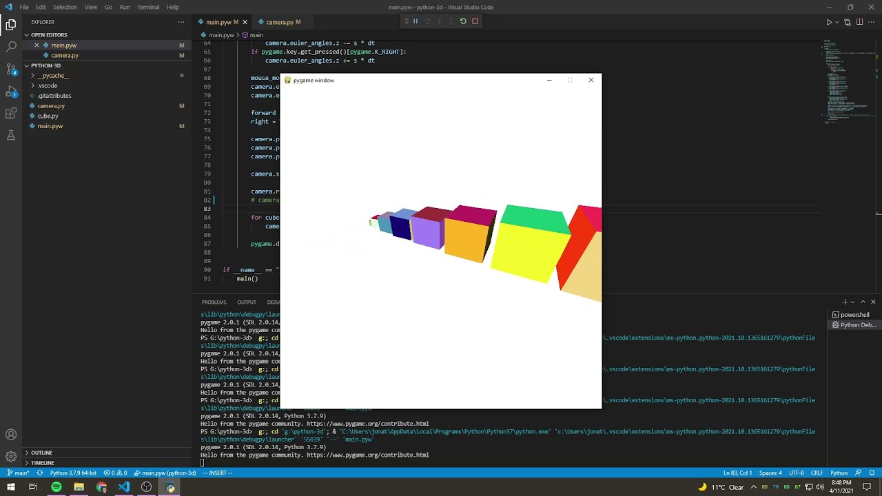 3D Python Engine Demo