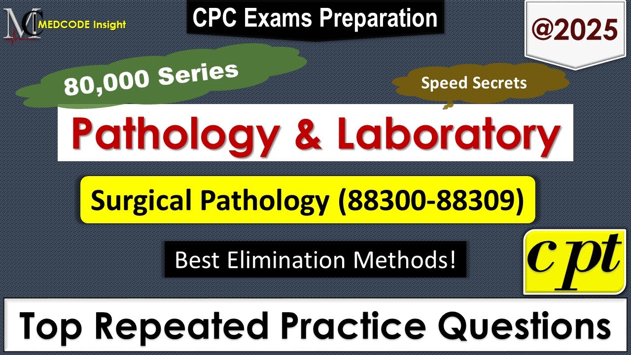CPT Pathology and Laboratory Surgical Pathology