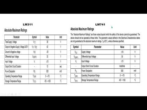 Datasheet LM311