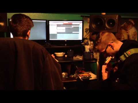 Away With Words in the studio