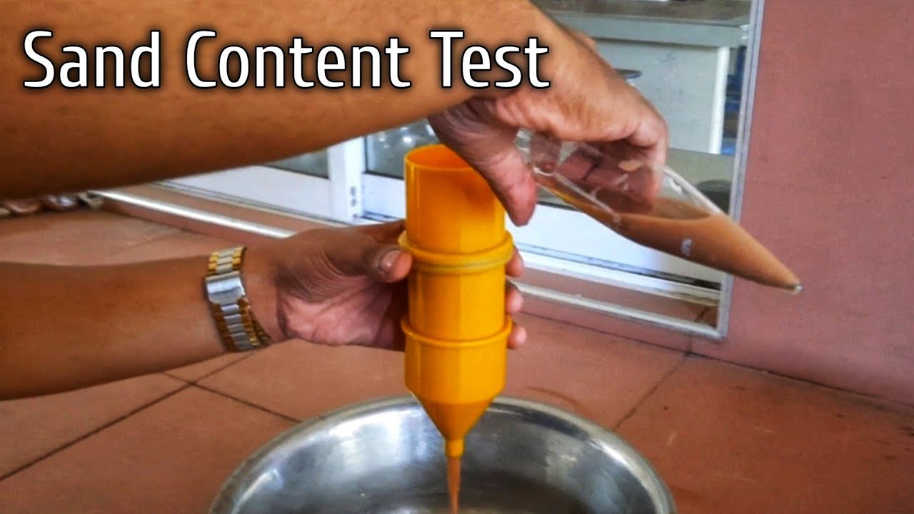 Sand Content Test || Standard Test Method || incredible moments