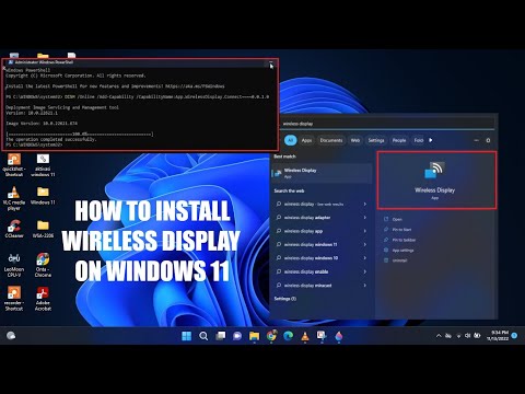 Cara Install Wireless Display Di Windows 11 | Видео