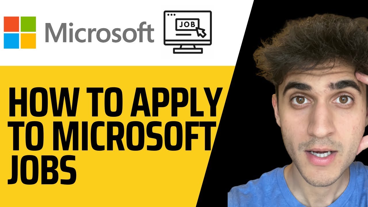How To Apply To Microsoft Jobs! Step by Step Guide