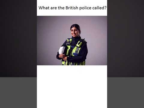 What are the British police called?#shorts