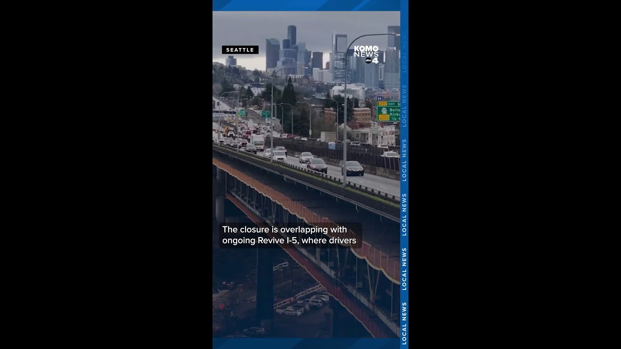 Seattle commuters should expect delays during 3-day First Ave. South Bridge closure