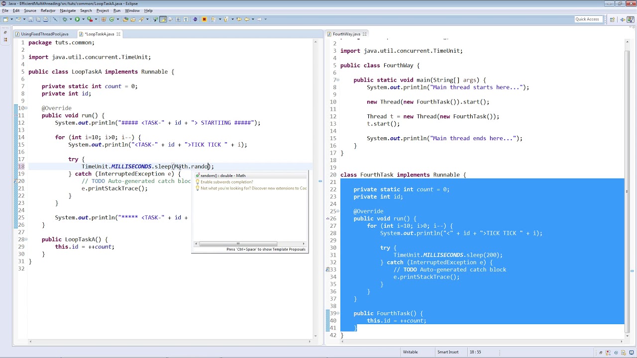 8 Using Executors API Fixed Thread Pool