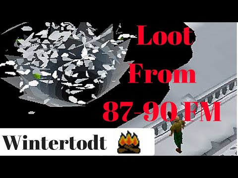 Wintertodt Loot From Level 87-90 FM! Is Wintertodt Worth Doing?