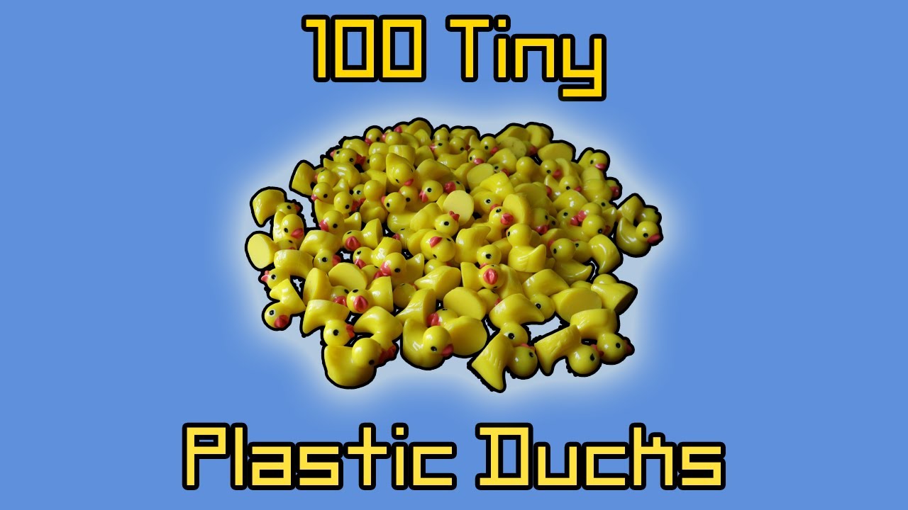 100 Tiny Plastic Ducks