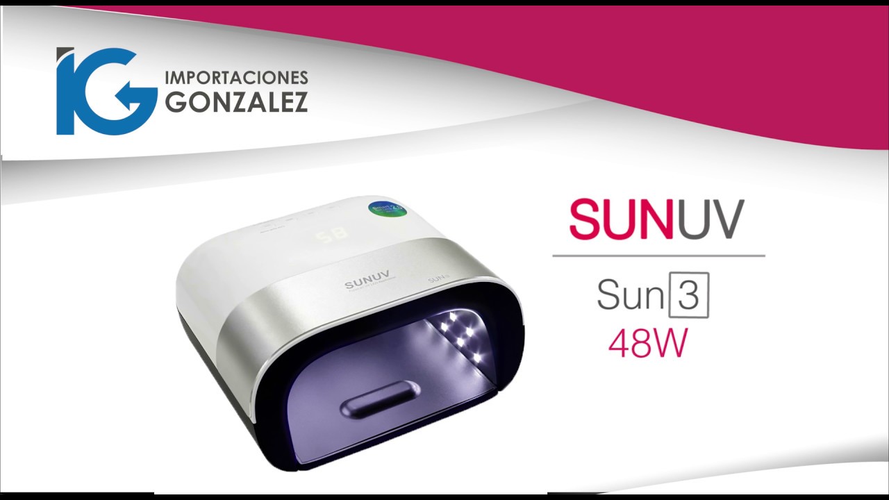 Lámpara de Uñas Sun 3 Led Uv 48W