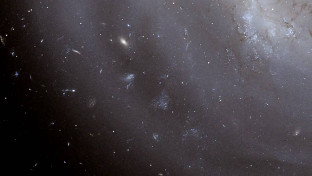 Panning on NGC 4921 ESA Hubble
