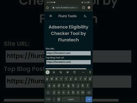 AdSense eligibility checker tool 2023 by flurabula