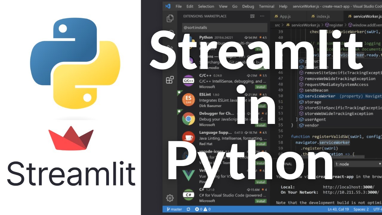 How to Install Streamlit in Python | SetUp a Web App Using Streamlit in Python