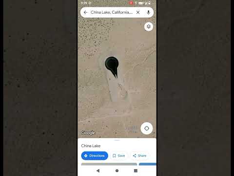 very mysterious place in Google map#search#california#china lake