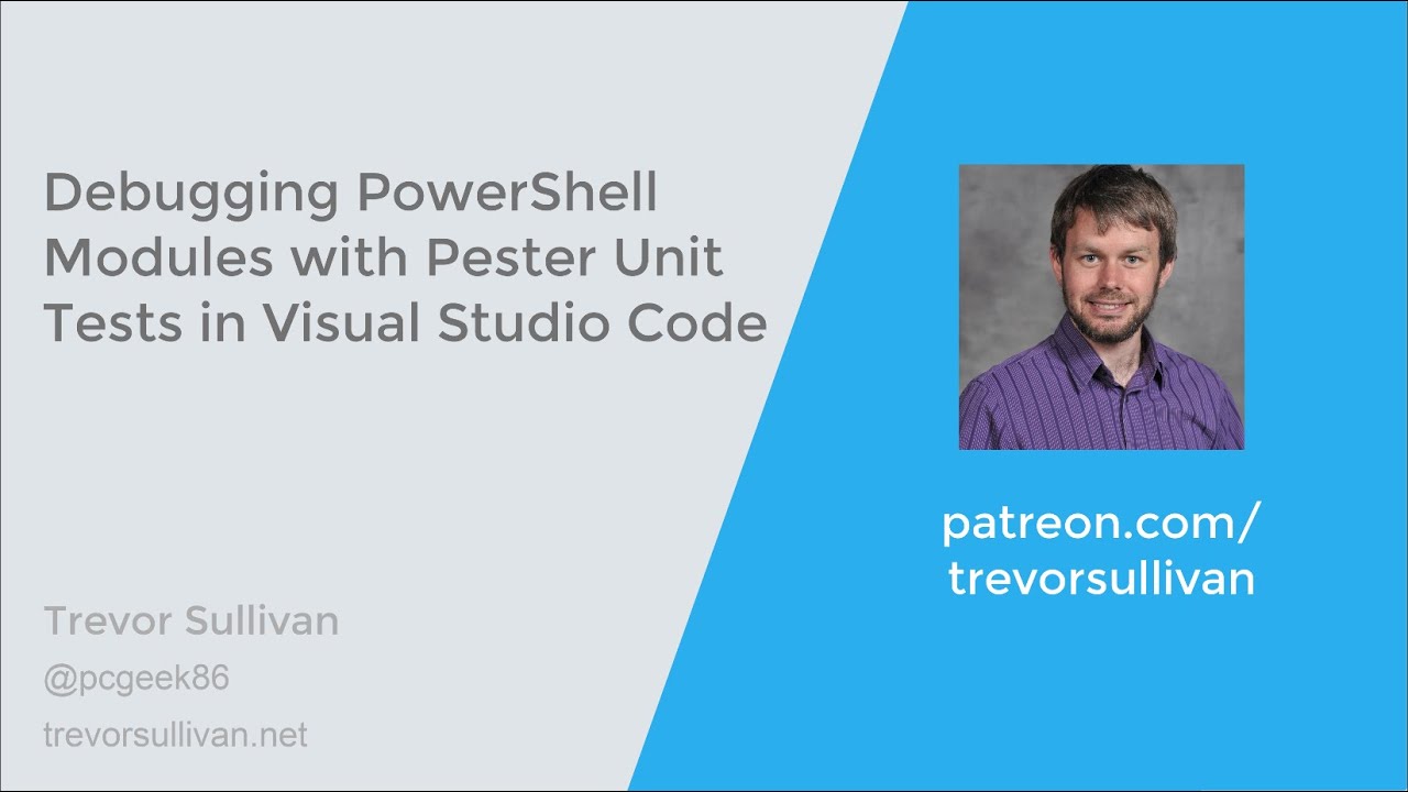 Debugging PowerShell Modules with Pester Unit Tests in Visual Studio Code
