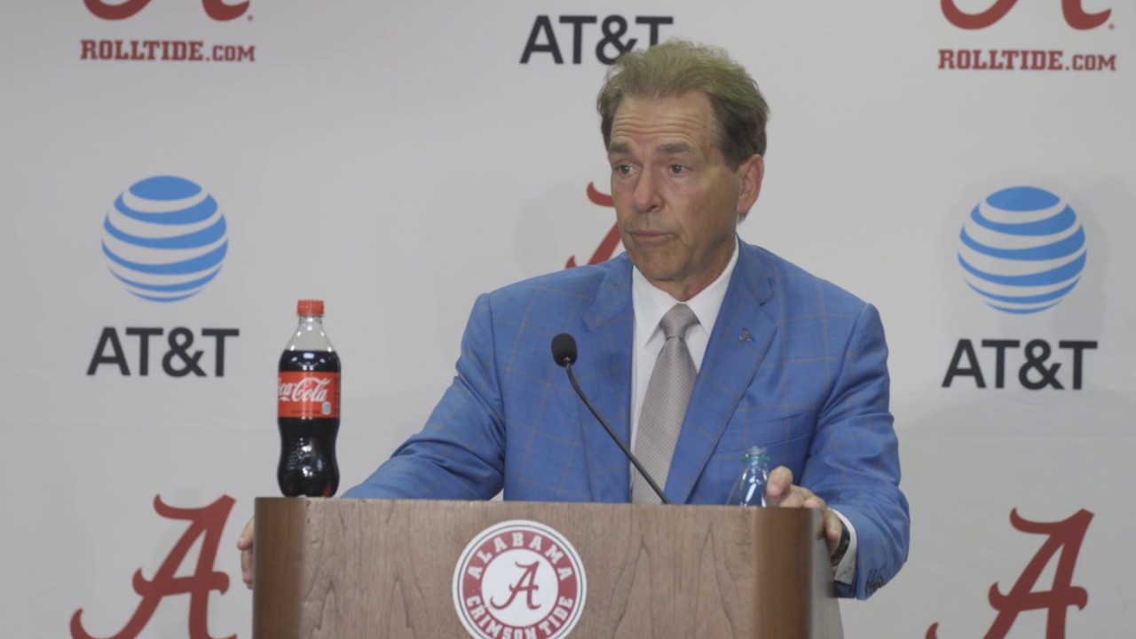 Nick Saban speaks passionately about 
