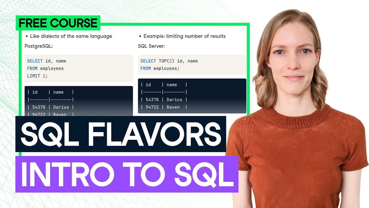 Understanding SQL Flavors: PostgreSQL vs SQL Server Explained