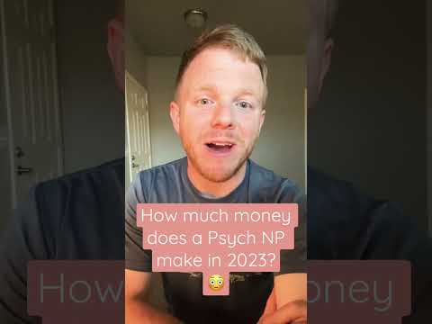 How much money does a Psych NP make per year? | #nursepractitioner #psychiatry #nurses