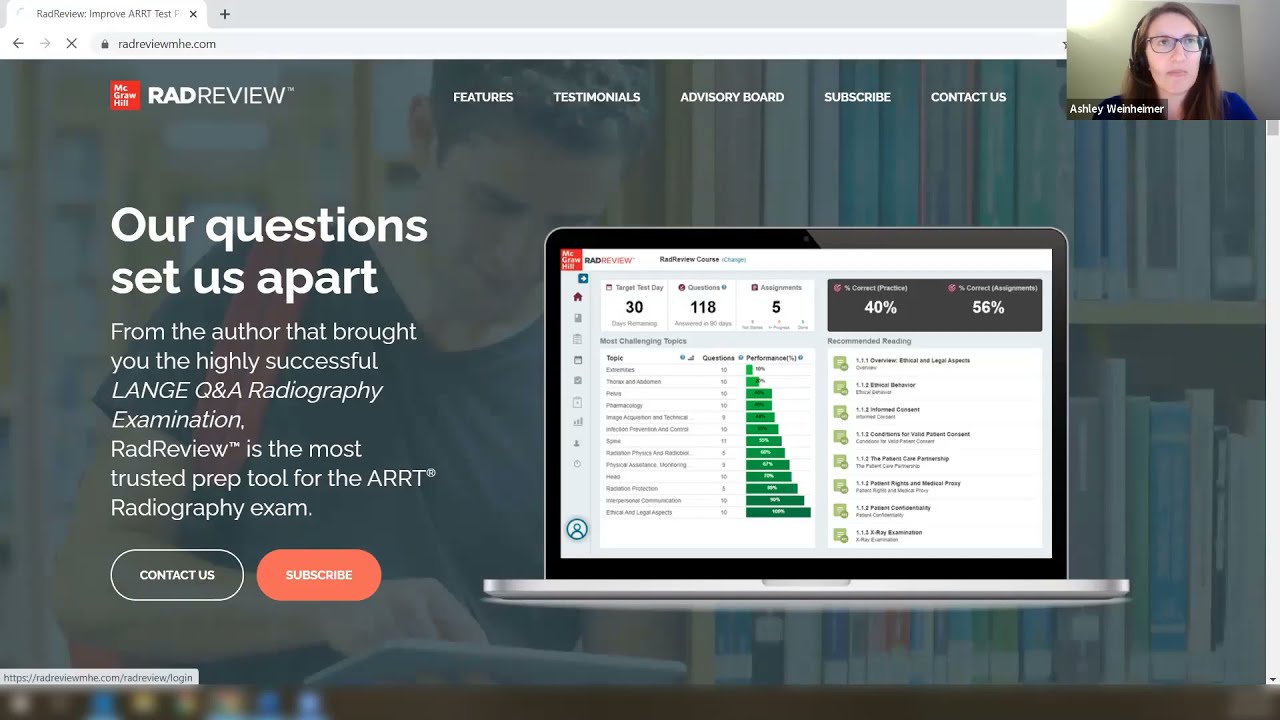 RadReview for Instructors Webinar
