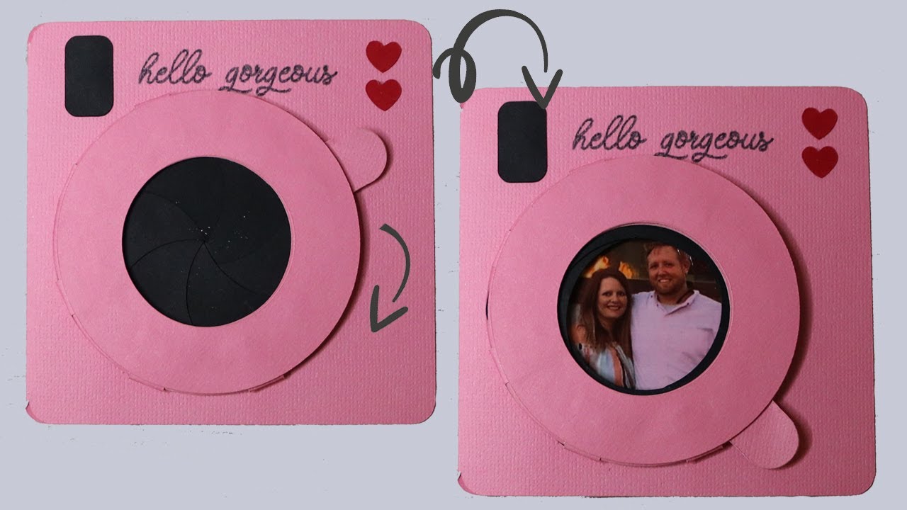 Polaroid Camera Card with Iris Shutter Mechanism Tutorial