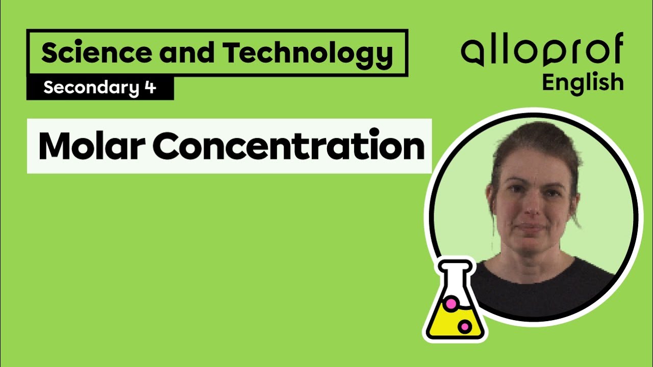 Calculating Molar Concentration | Secondaire | Alloprof