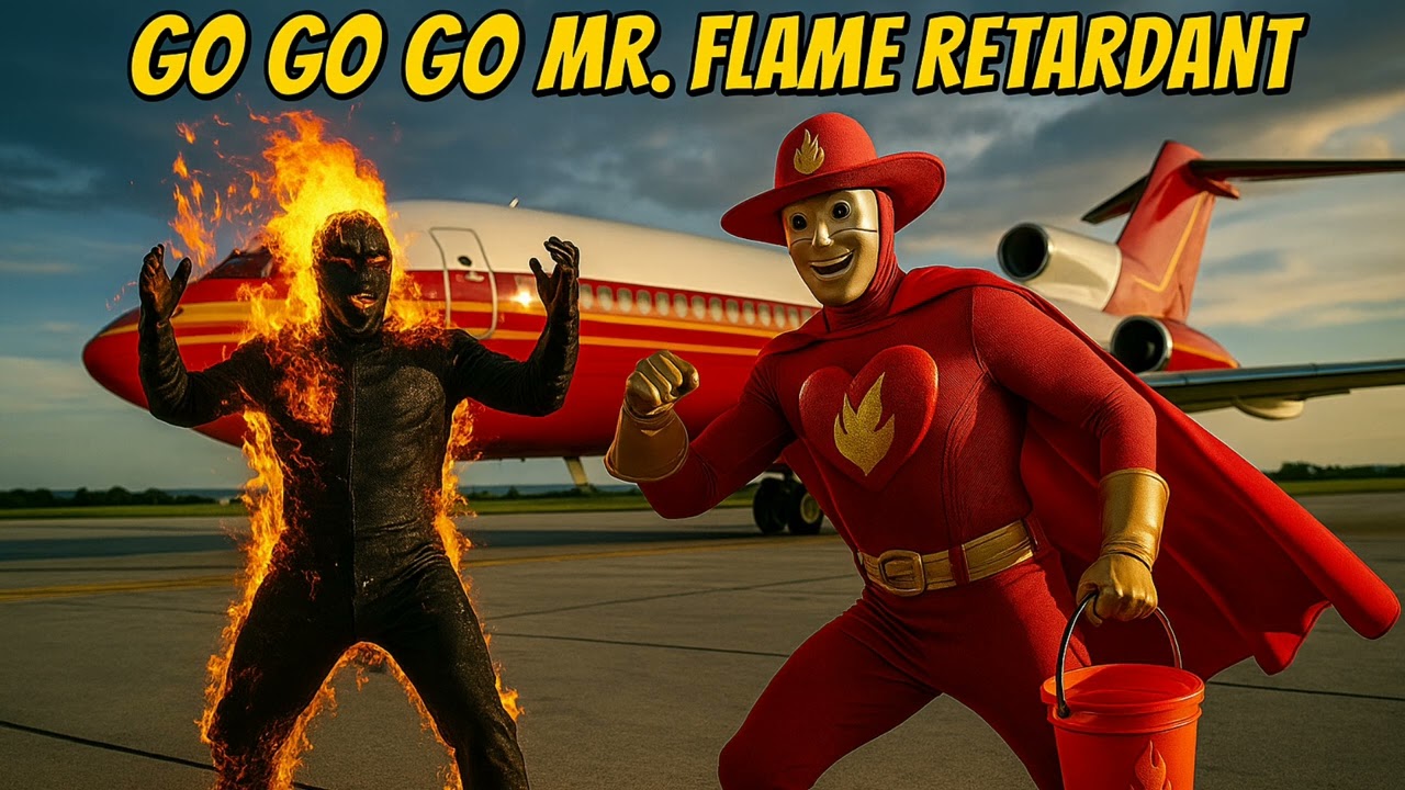 Go Go Go Mr. Flame Retardant 🎵 (Official Song) | Meme Music Remix 2025
