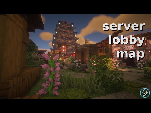 Japanese-Chinese server lobby Minecraft Map