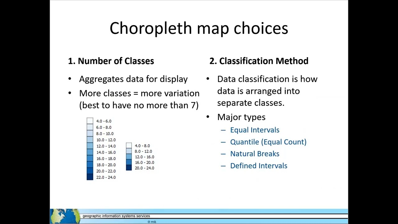 GIS Level 1 Video 19: Choropleth mapping