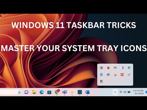 Windows 11 Taskbar Tricks: Master Your System Tray Icons!