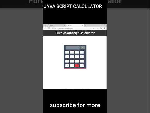 java script calculator