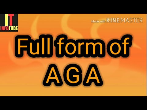 Full form of AGA | what is AGA