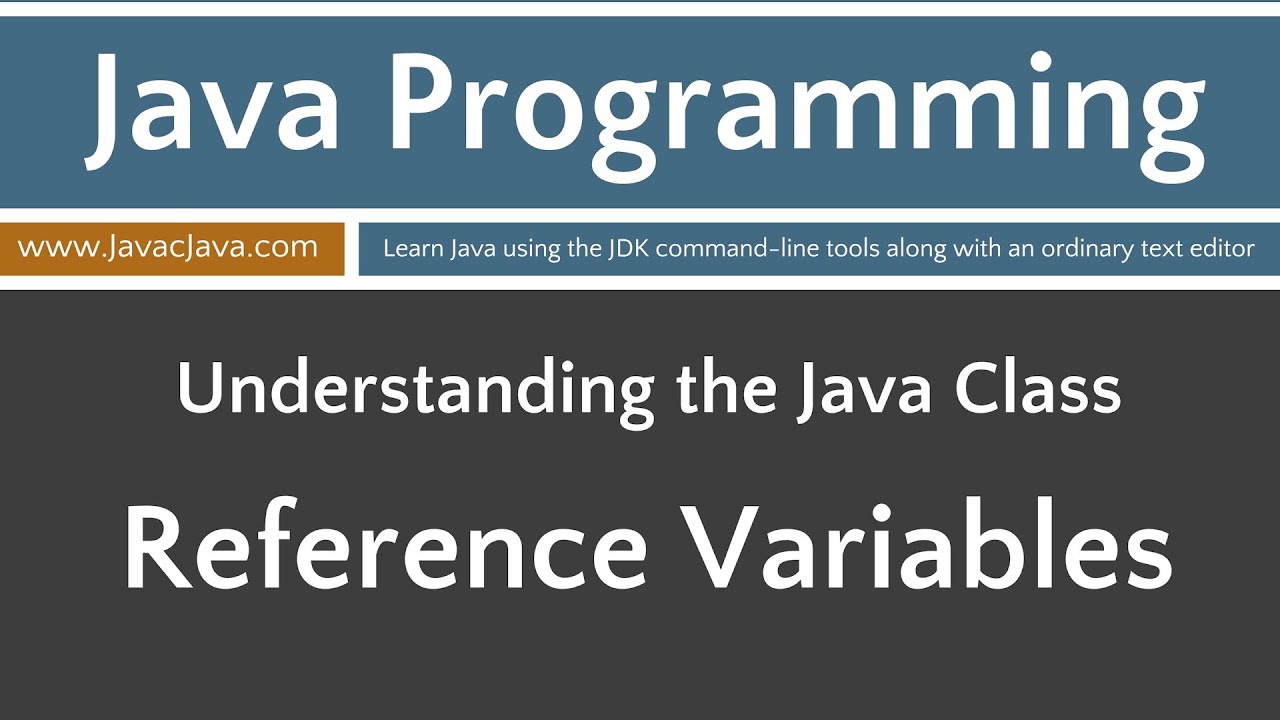 Learn Java Programming - Reference Variables Tutorial